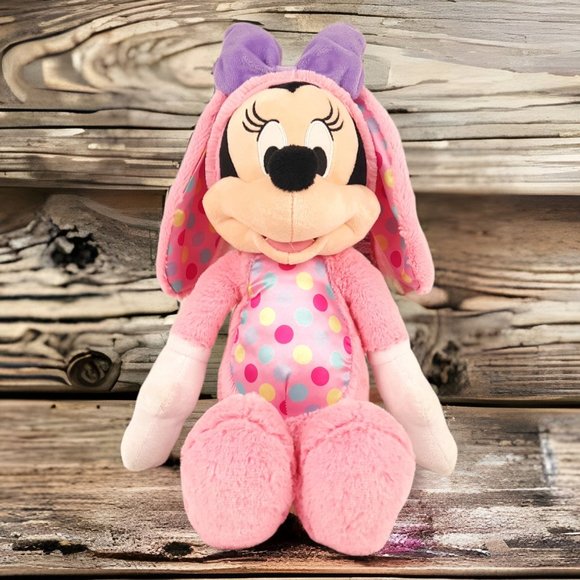 Just Play | Toys | Disney Minnie Mouse Easter Plush 7 In Pink Bunny ...